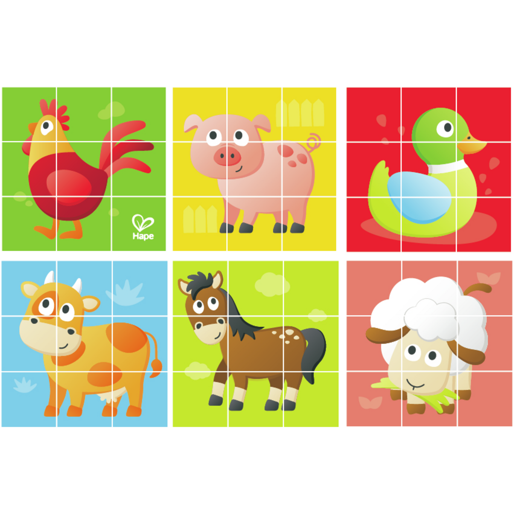 Farm Animal Block Puzzle – 4kids