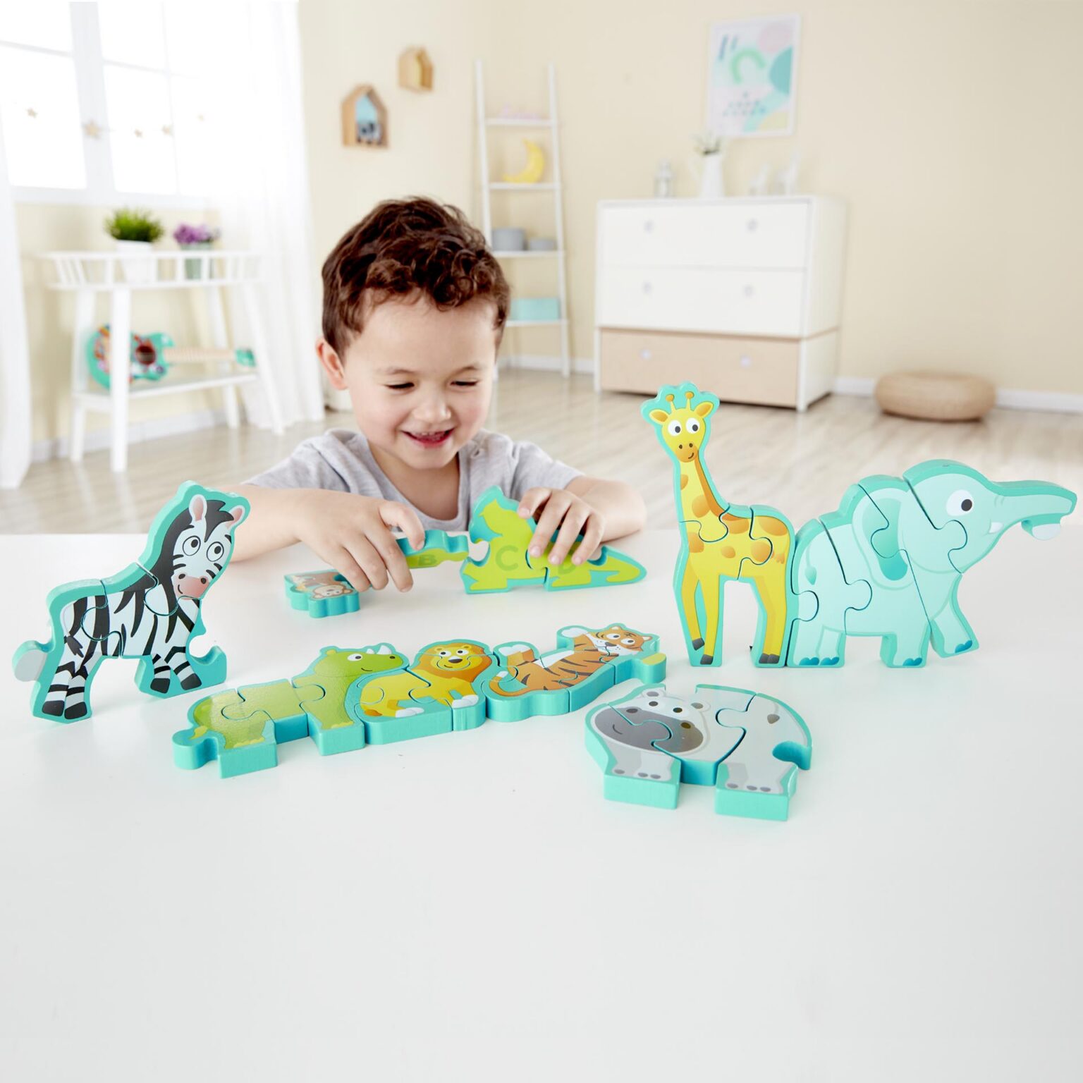 Puzzle Alphabet animal Parade – 26 piezas – 4kids